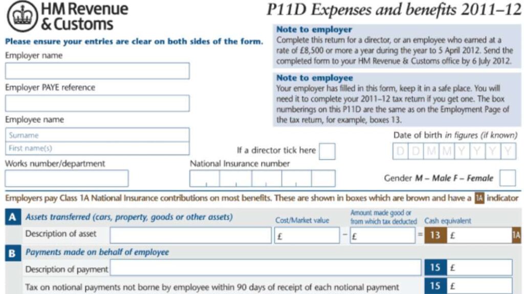 What Is a P11D and How Is It Reported | DDCA